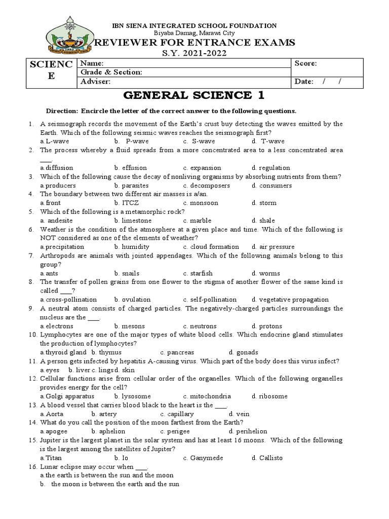 G6 Science Reviewers | PDF | Human Body | Digestion