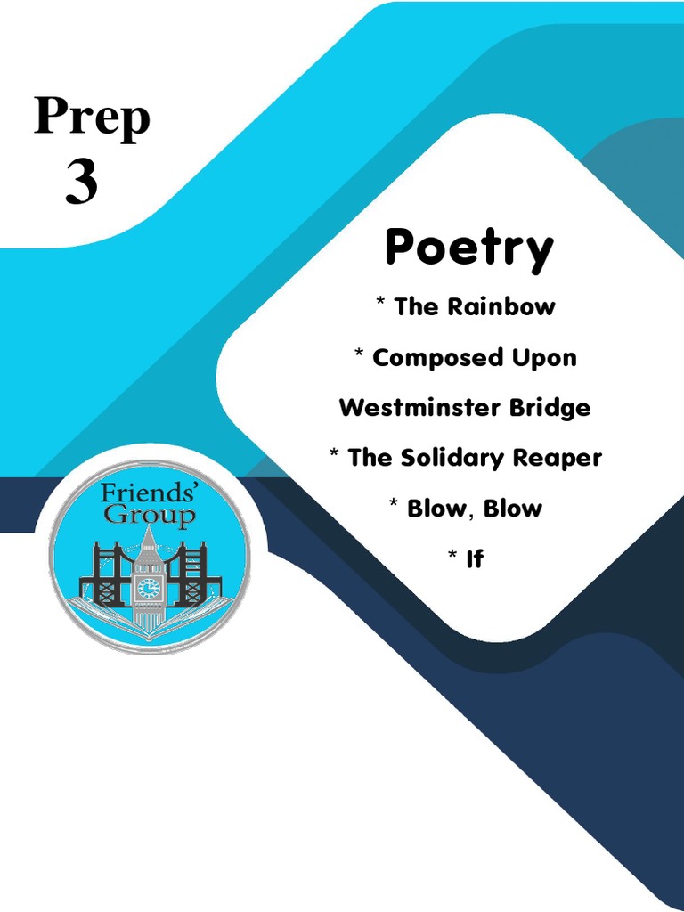 Wordsworth's "The Rainbow" Analysis | PDF | Poetry | William Wordsworth