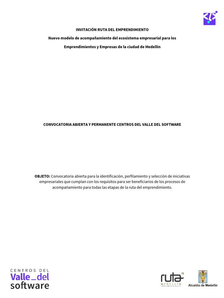 Invitación Emprendedores | PDF | Iniciativa empresarial | Software