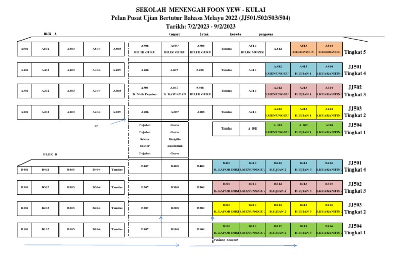2022年UBBM考场分布图-1 | PDF