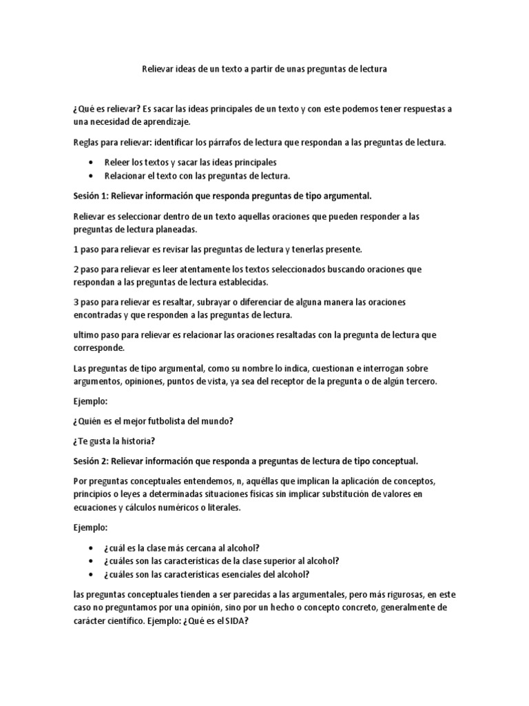 Sesiones Lectores Competentes | PDF | Palabra | Información