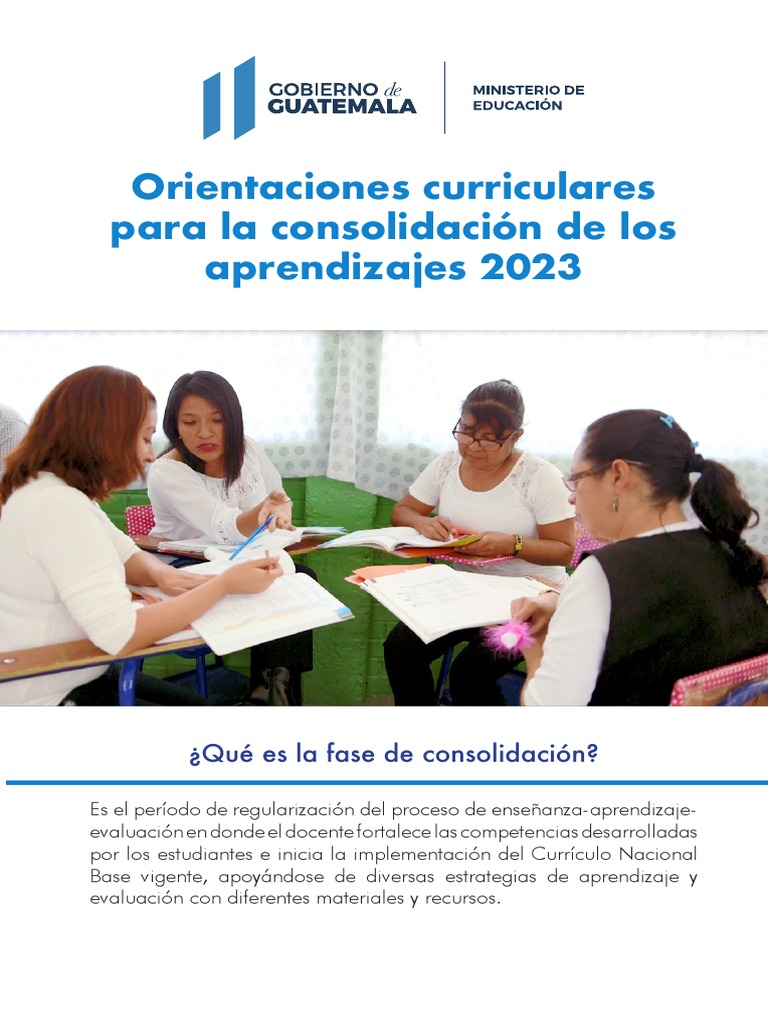 Orientaciones Curriculares 2023 | PDF | Evaluación | Plan de estudios
