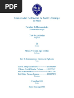 Pruebas y Aptitudes Test TRDA | PDF | Epistemología | Aprendizaje