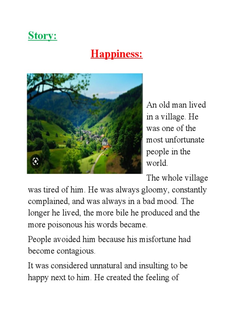 Happiness Story | PDF