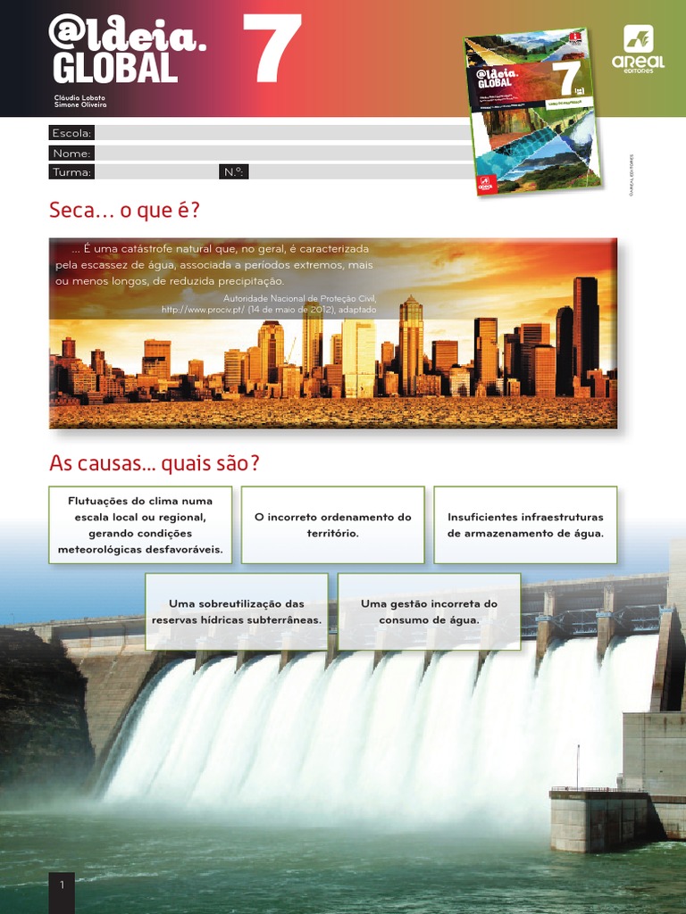 Aldeia Global 7 Ficha Trabalho | PDF | Agricultura | Seca