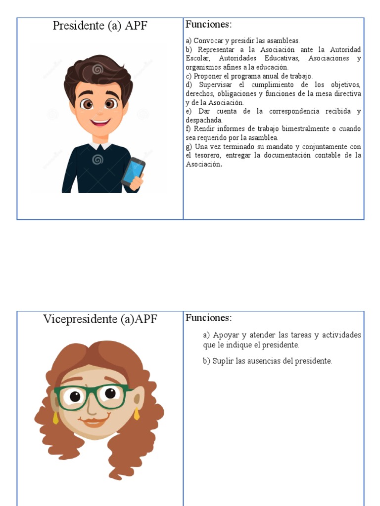 Funciones de APF Juego de Asociacion | PDF | Contabilidad | Gobierno