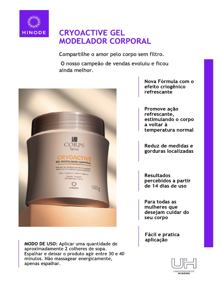 Cryoactive Gel Corps Hinode | PDF
