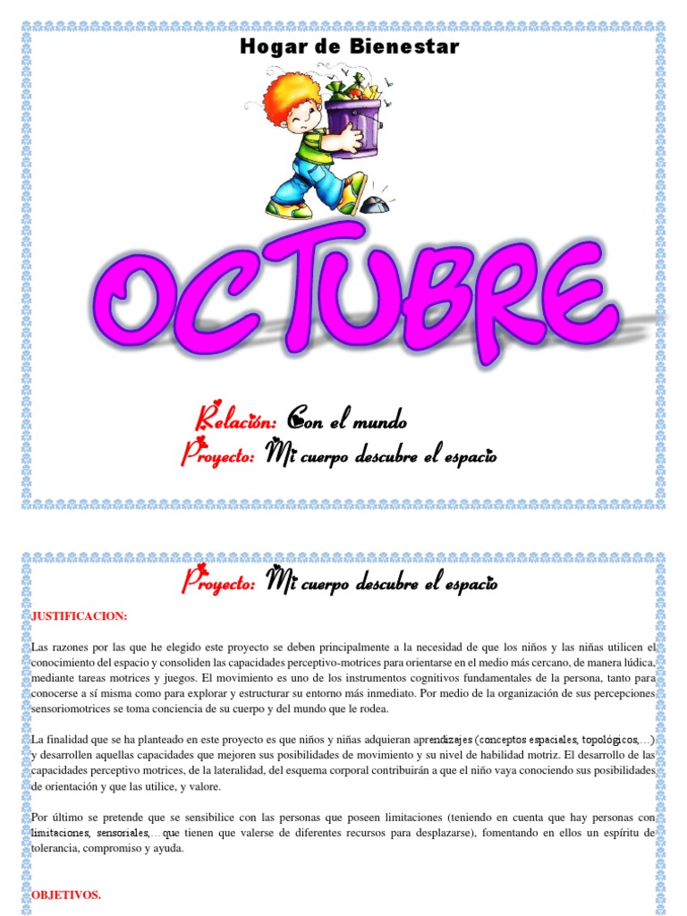 Límites Corporales y Espacio Infantil | PDF | Colombia