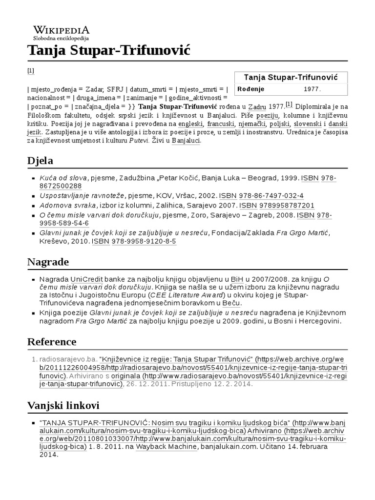 Tanja Stupar-Trifunović | PDF