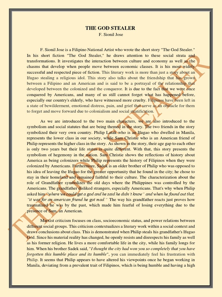 The God Stealer | PDF