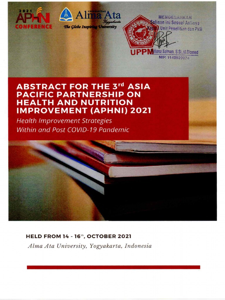 APHNI Proceeding 2021 | PDF | Pregnancy | Maternal Health