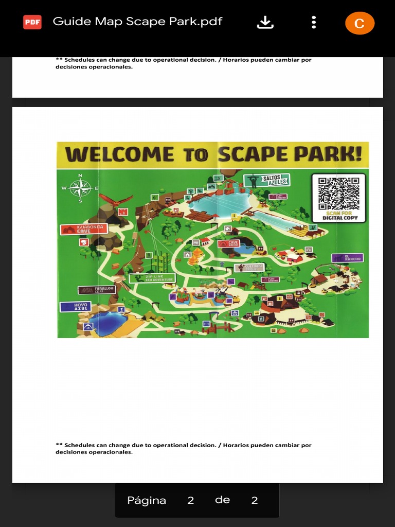 Guide Map Scape Park - PDF - Google Drive | PDF