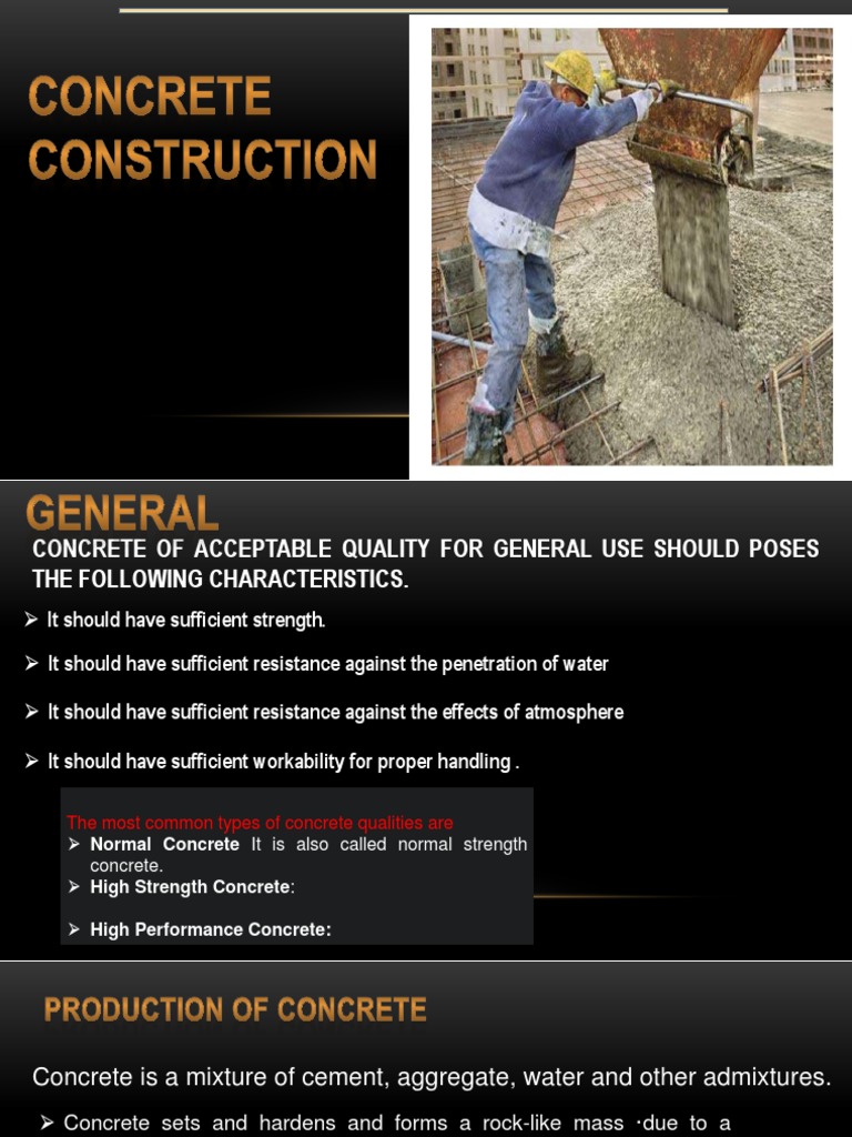 6-Concrete Construction (CH.15) | PDF