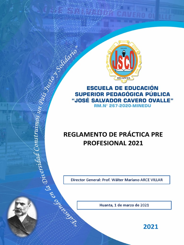 Reglamento de Práctica 2021 | PDF | Maestros | Plan de estudios