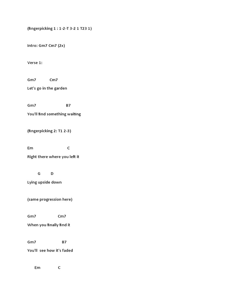 Everything Stays Chords | PDF