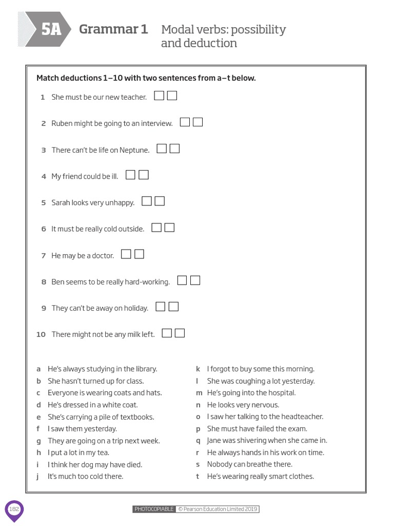 RM B1 PC 5A Grammar1 | PDF