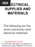 Electrical Wiring Material List With Pictures | PDF | Electrical ...