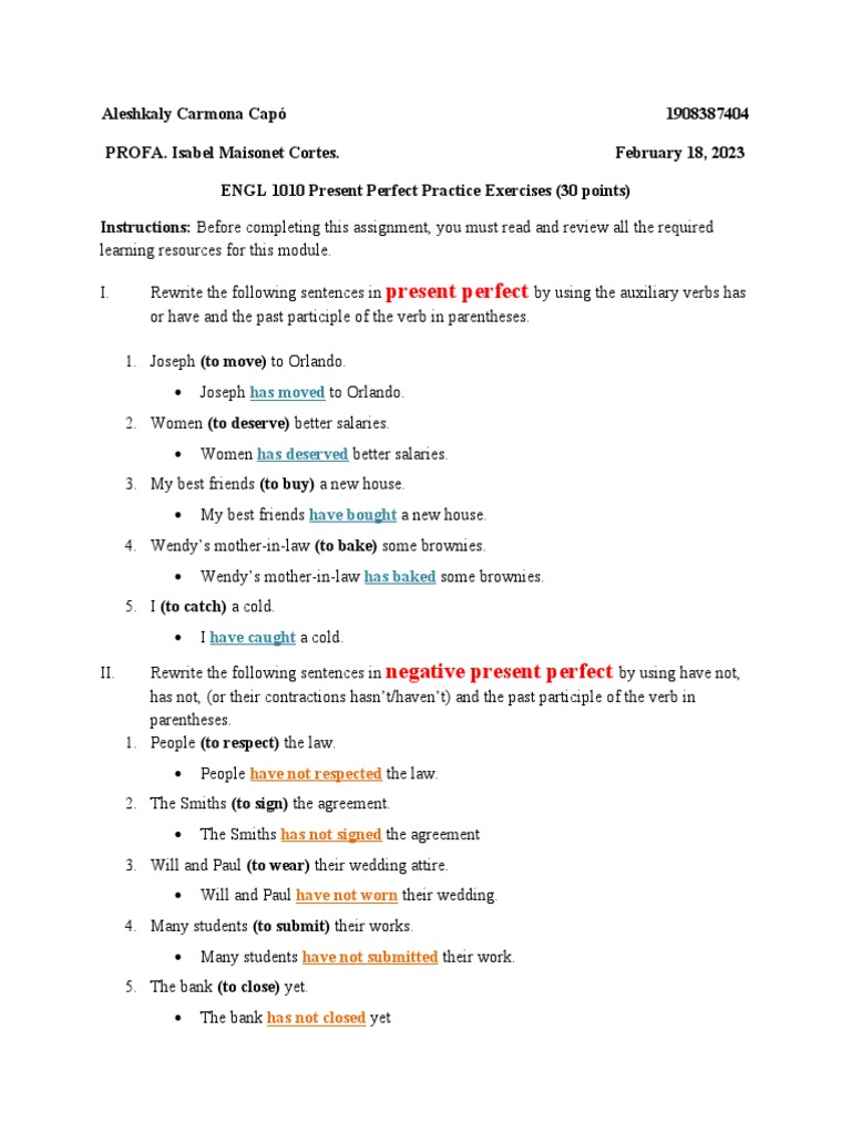 Ass6 1-Engl1010 | PDF