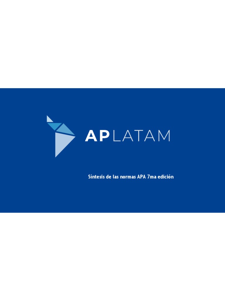 Normas APA 7ma edición: Citación y Referenciación | PDF | Youtube ...