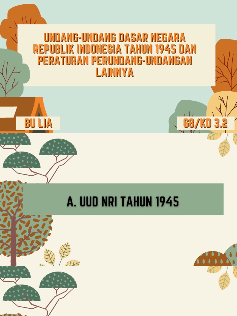 UUD NRI 1945: Isi dan Fungsi Utama | PDF