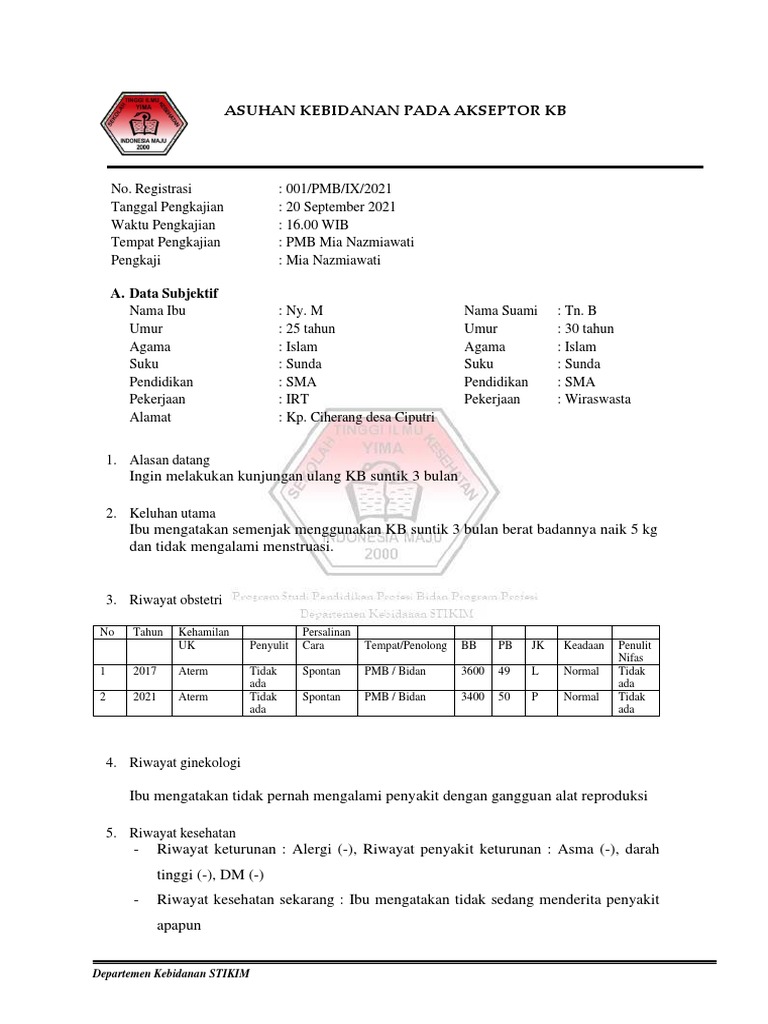 Soap KB Suntik 3 Bulan 1 | PDF