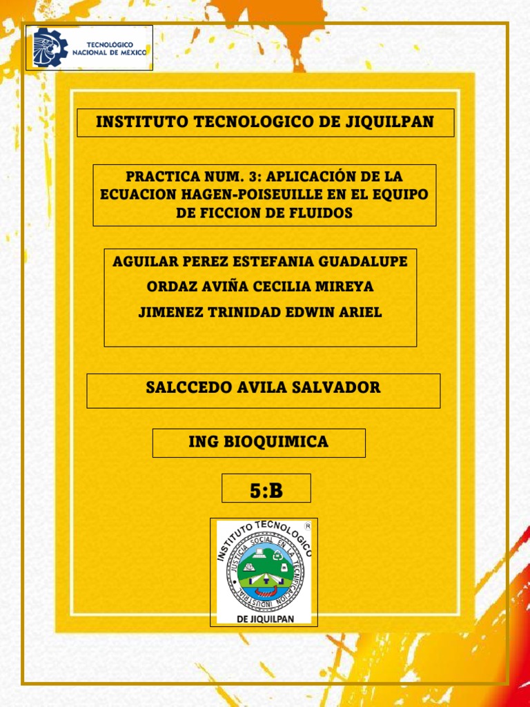 ECUACION DE HAGEN POUSEUILLE PRACTICA 3 C | PDF | Turbulencia | Mecánica