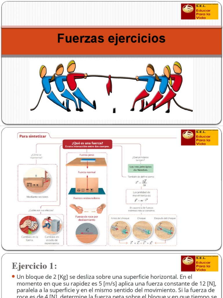 Fuerzas - Ejercicios | PDF
