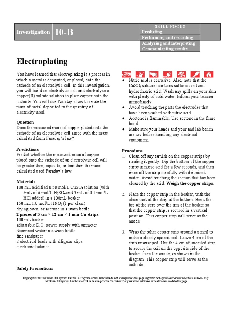Electroplating | Download Free PDF | Cathode | Anode