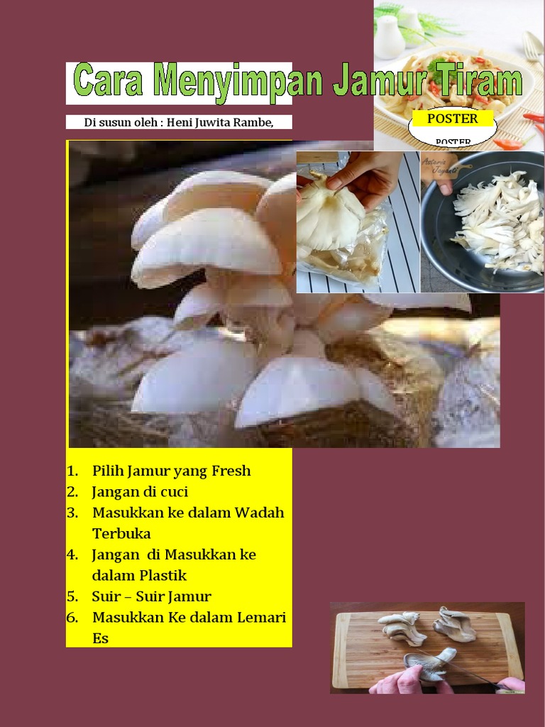 Poster Jamur Tiram | PDF