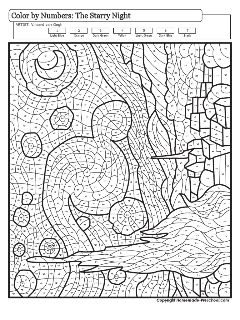 The Starry Night Vincent Van Gogh | PDF