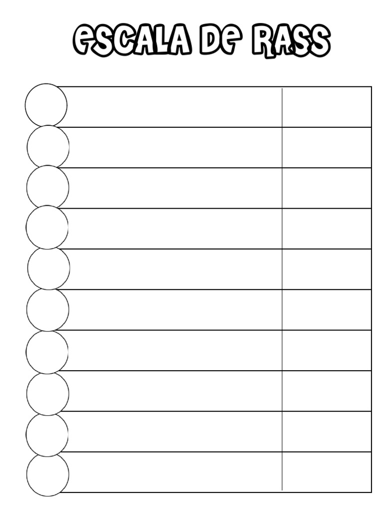 Escala de RASS 2023: Guía Completa | PDF