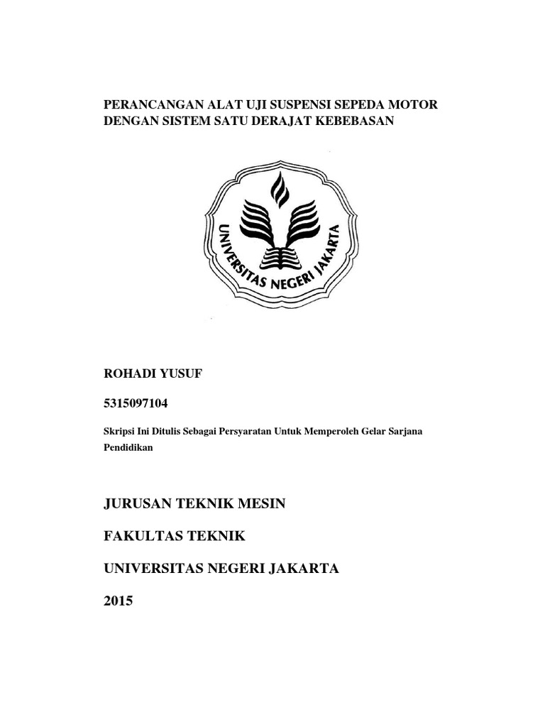 Skripsi Rohadi Yusuf | PDF | Teknologi & Rekayasa