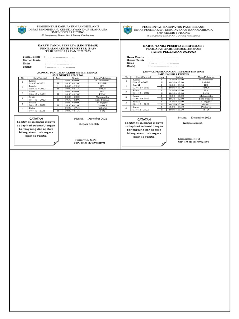 Legitimasi Pas 2022 | PDF
