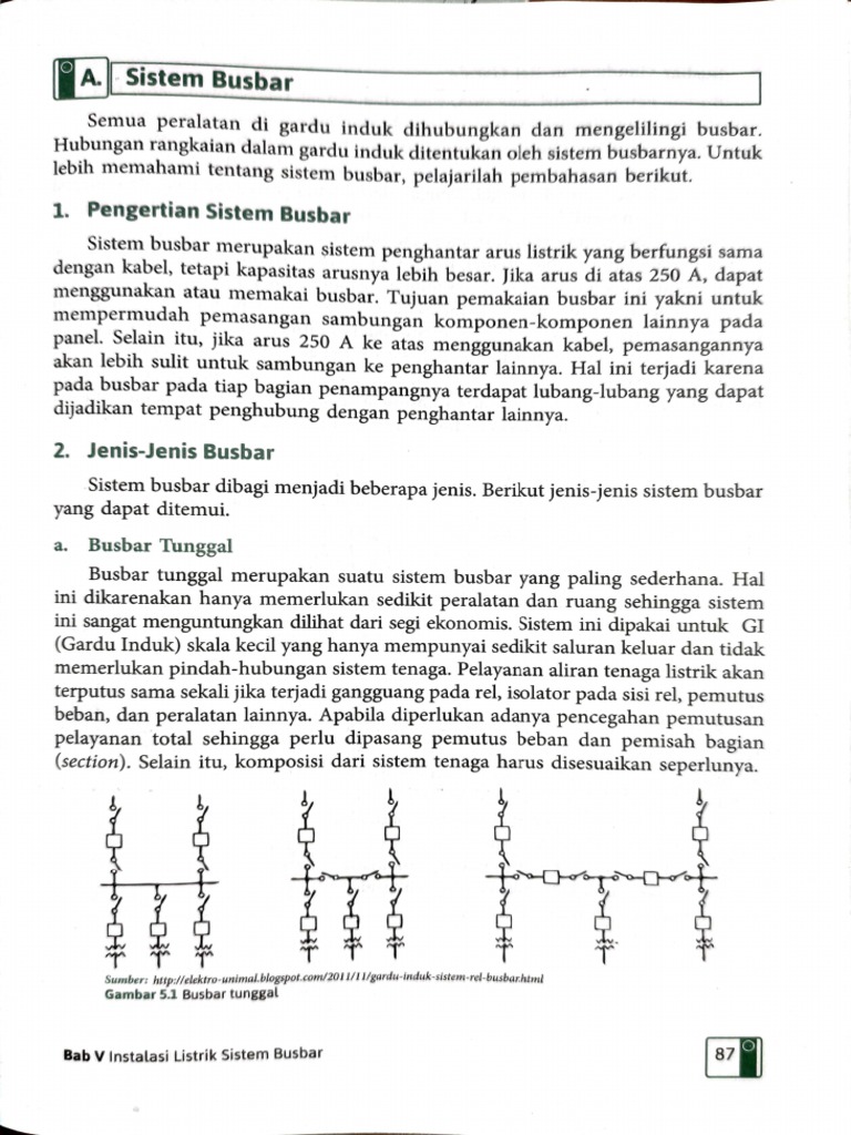 Instalasi Listrik Sistem Busbar - Titl | PDF