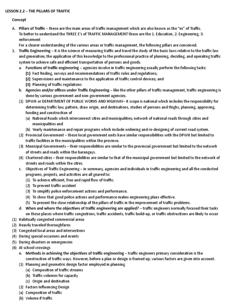 Traffic Management | Download Free PDF | Traffic | Road Traffic Safety