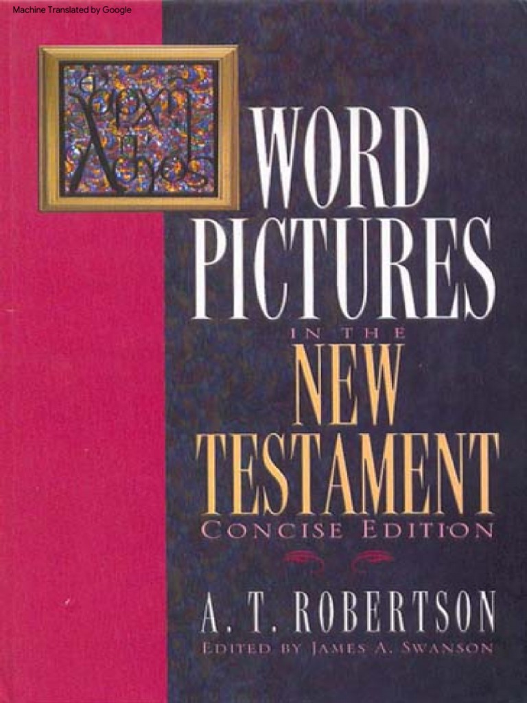 A.T. Robertson-Cuadros de Palabras en El Nuevo Testamento | PDF | Jesús ...