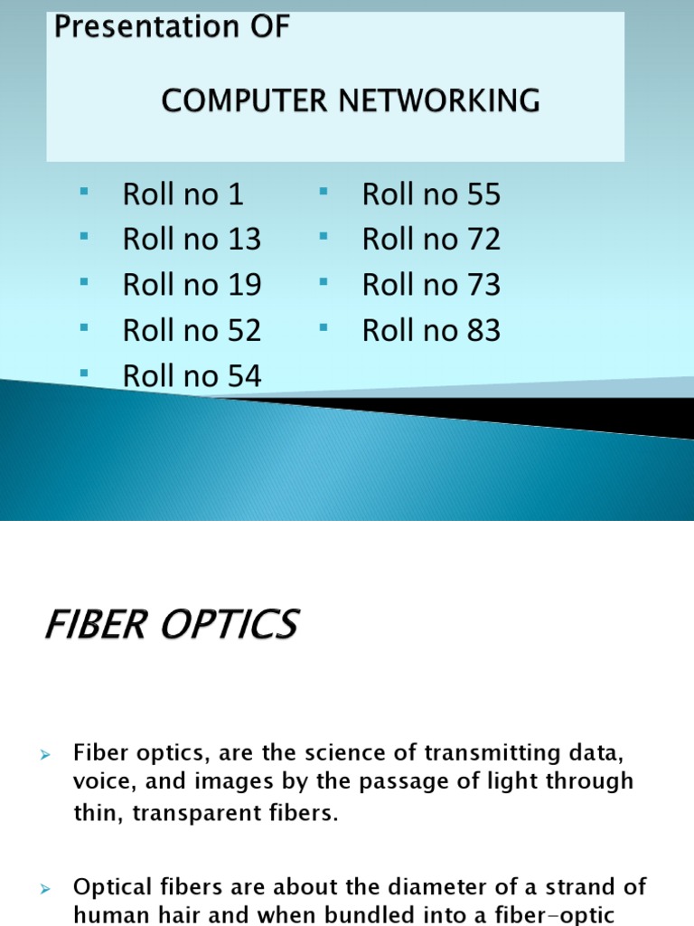 Fiber Optics | PDF | Optical Fiber | Optics