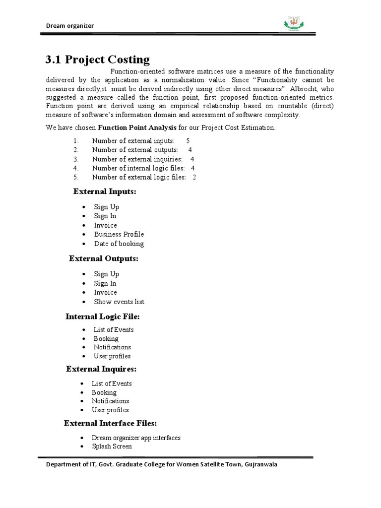 Function Point Calculator | PDF | Function (Mathematics) | Software Engineering