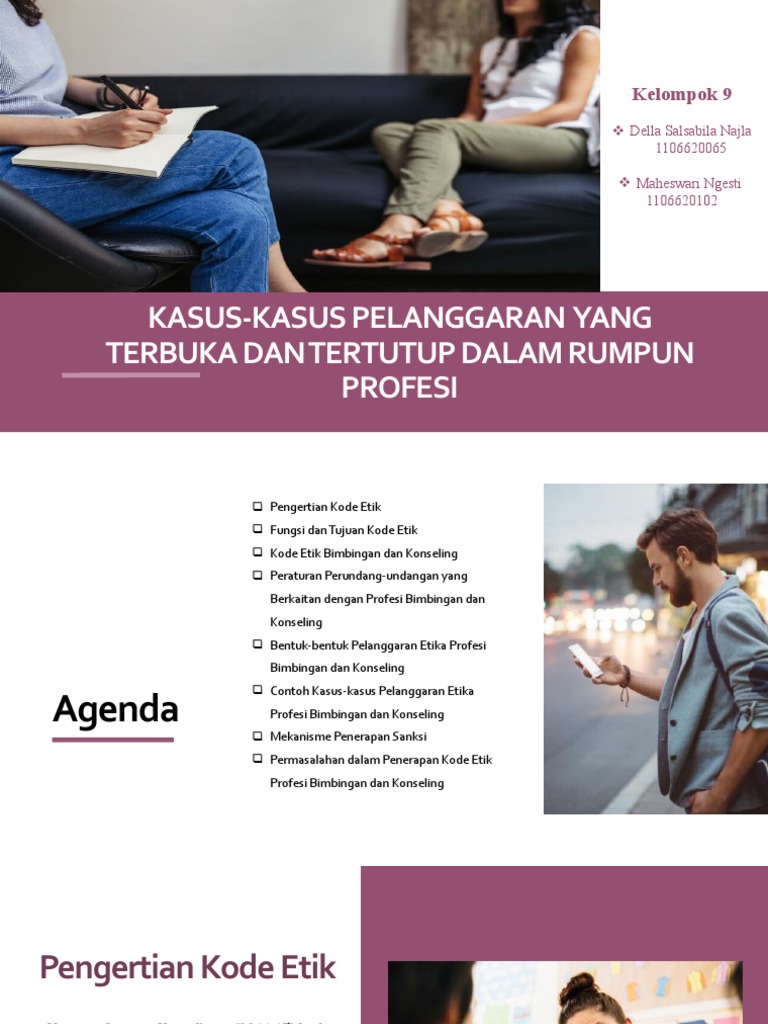 Kelompok 9 - BK-B - PPT Profesi Konselor | PDF | Karier & Perkembangan