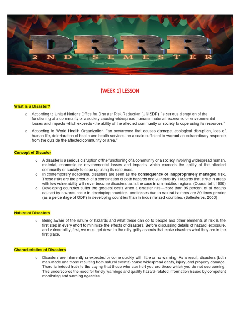 DRRR | PDF | Hazards | Emergency Management