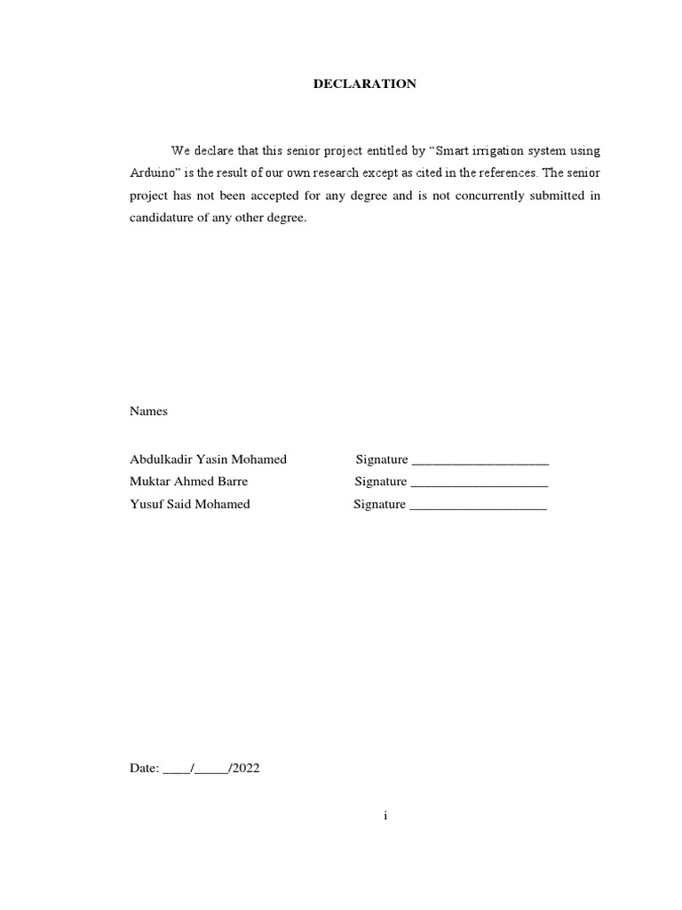 2022 Smart Irrigation System | PDF | Irrigation | Automation