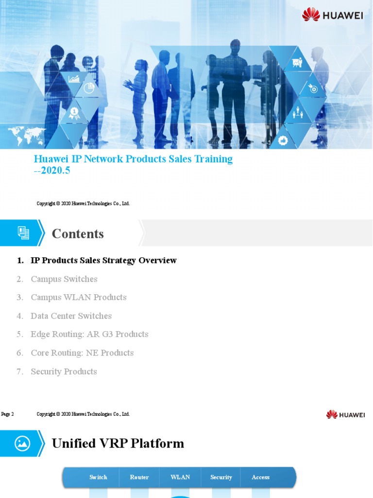 - Huawei IP Network Products Sales Specialist Training (HCSA) - 2020 ...