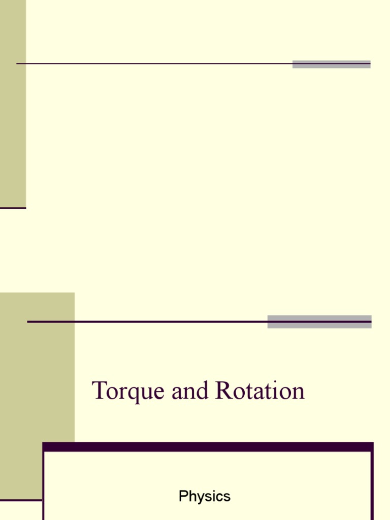 Torque | PDF | Torque | Force