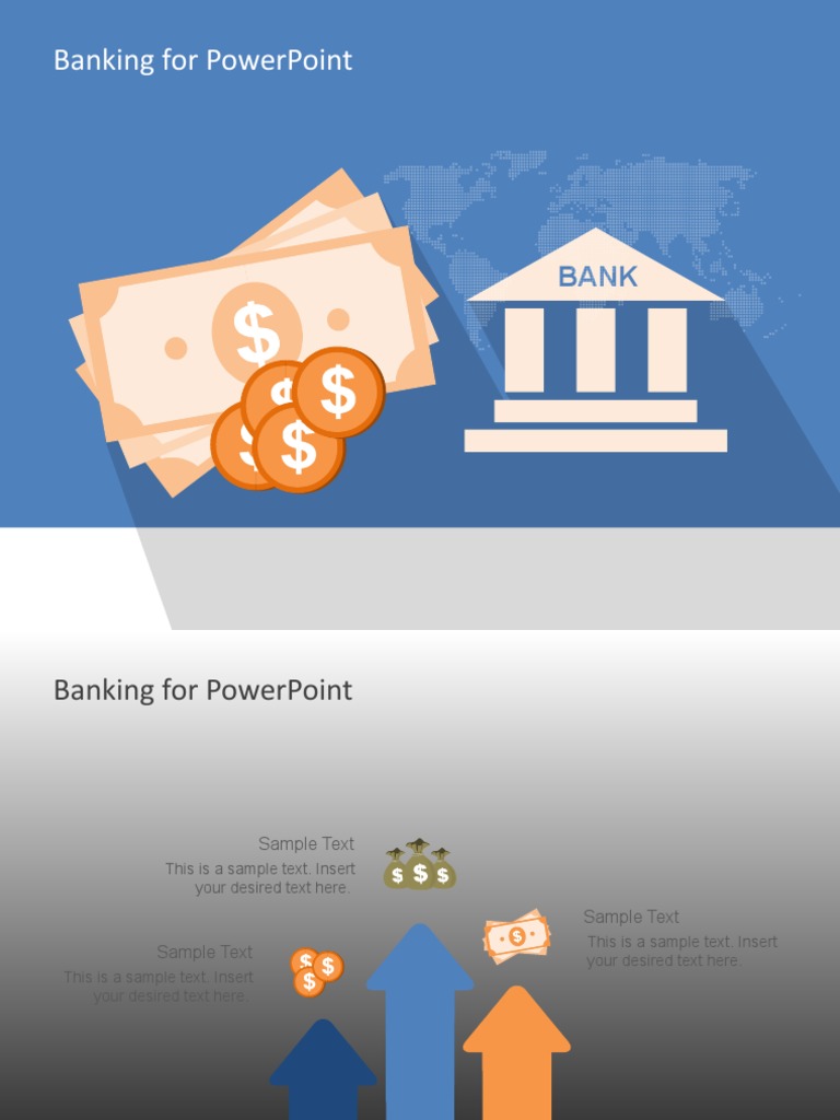 FF0075 01 Free Bank Industry Powerpoint Template 4x3 | PDF