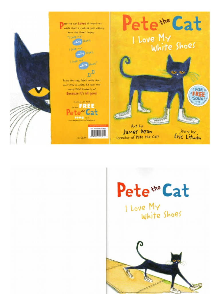 Pete The Cat I Love My White Shoes - Sarah | PDF