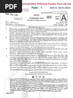 APPSC Group 2 Prelims Paper 2024 | PDF