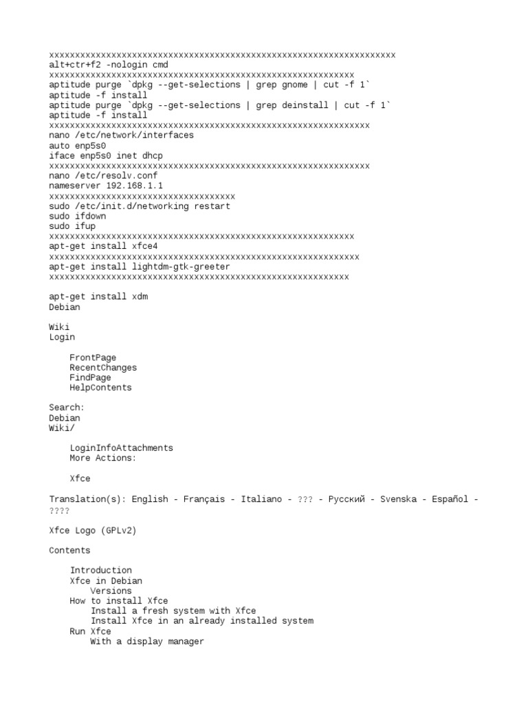 Reinstall Xfce Desktop | PDF | Desktop Environment | Operating System ...
