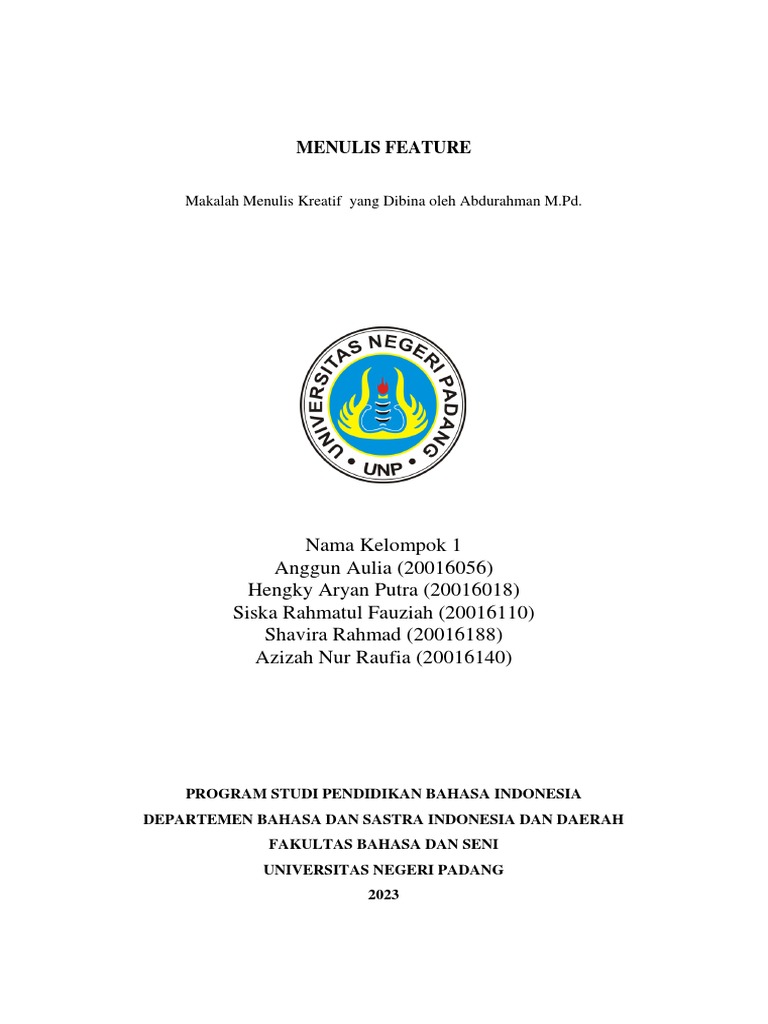 Panduan Menulis Feature Jurnalistik | PDF | Karier & Perkembangan | Seni