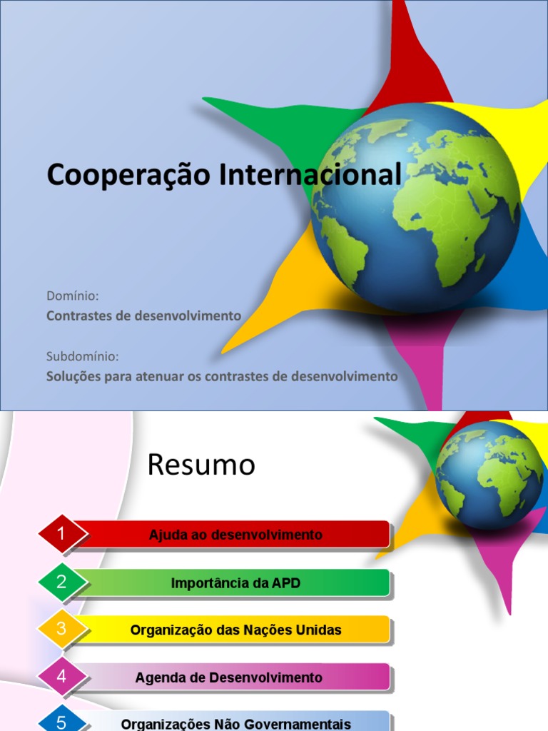 8 Cooperacao Internacional Pdf Nações Unidas Relações Internacionais