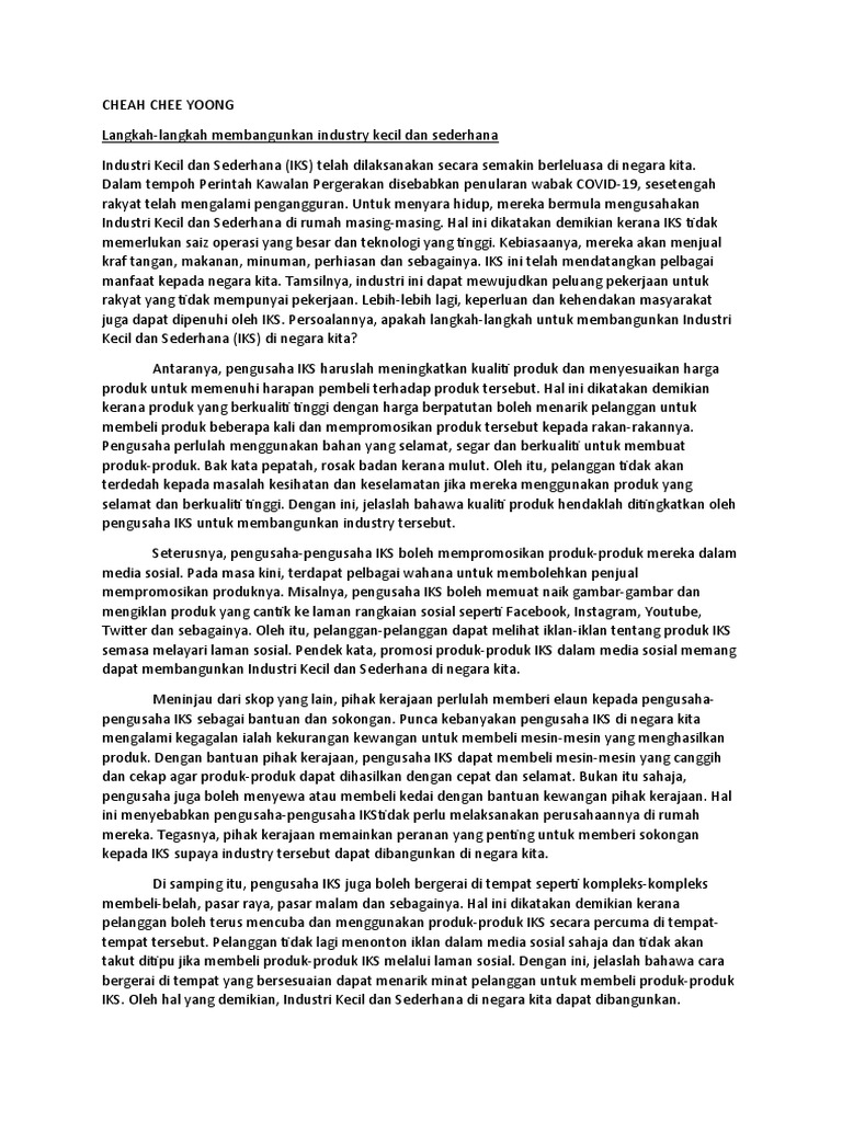 Langkah Membangunkan IKS | PDF